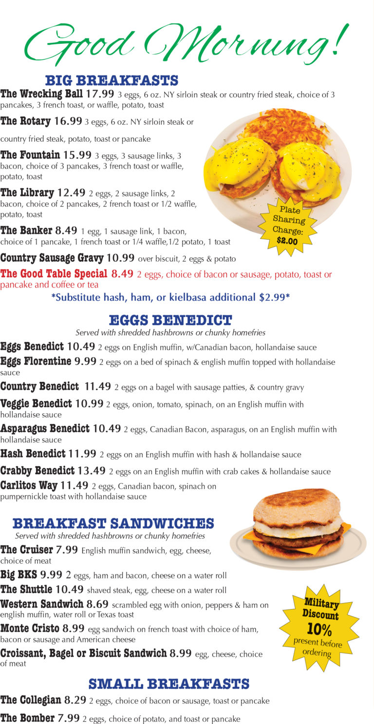 The Good Table | Fine Company...The Food's Good, Too!